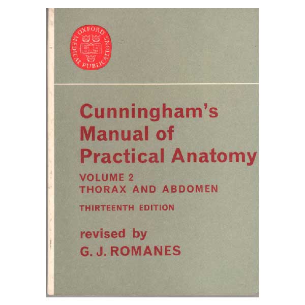 Cunninghams Manual of anatomy vol 2 – Med Sales
